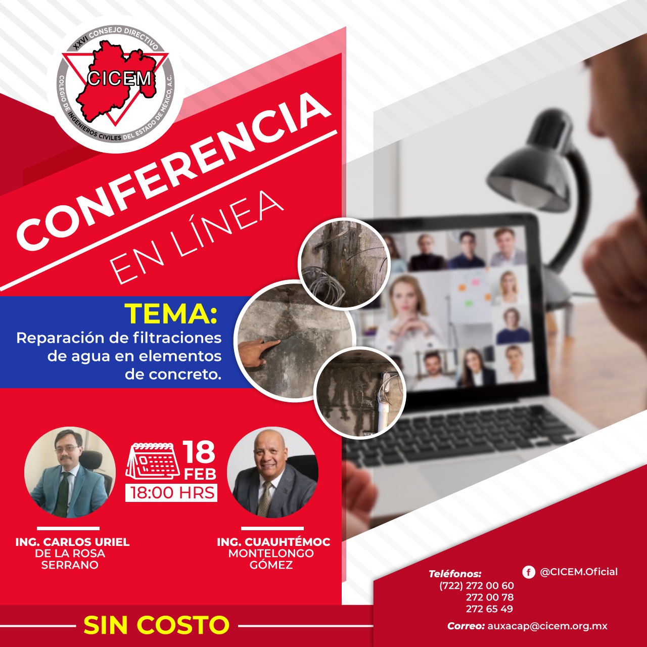 Conferencia «Reparación de Filtraciones de Agua en Elementos de ...