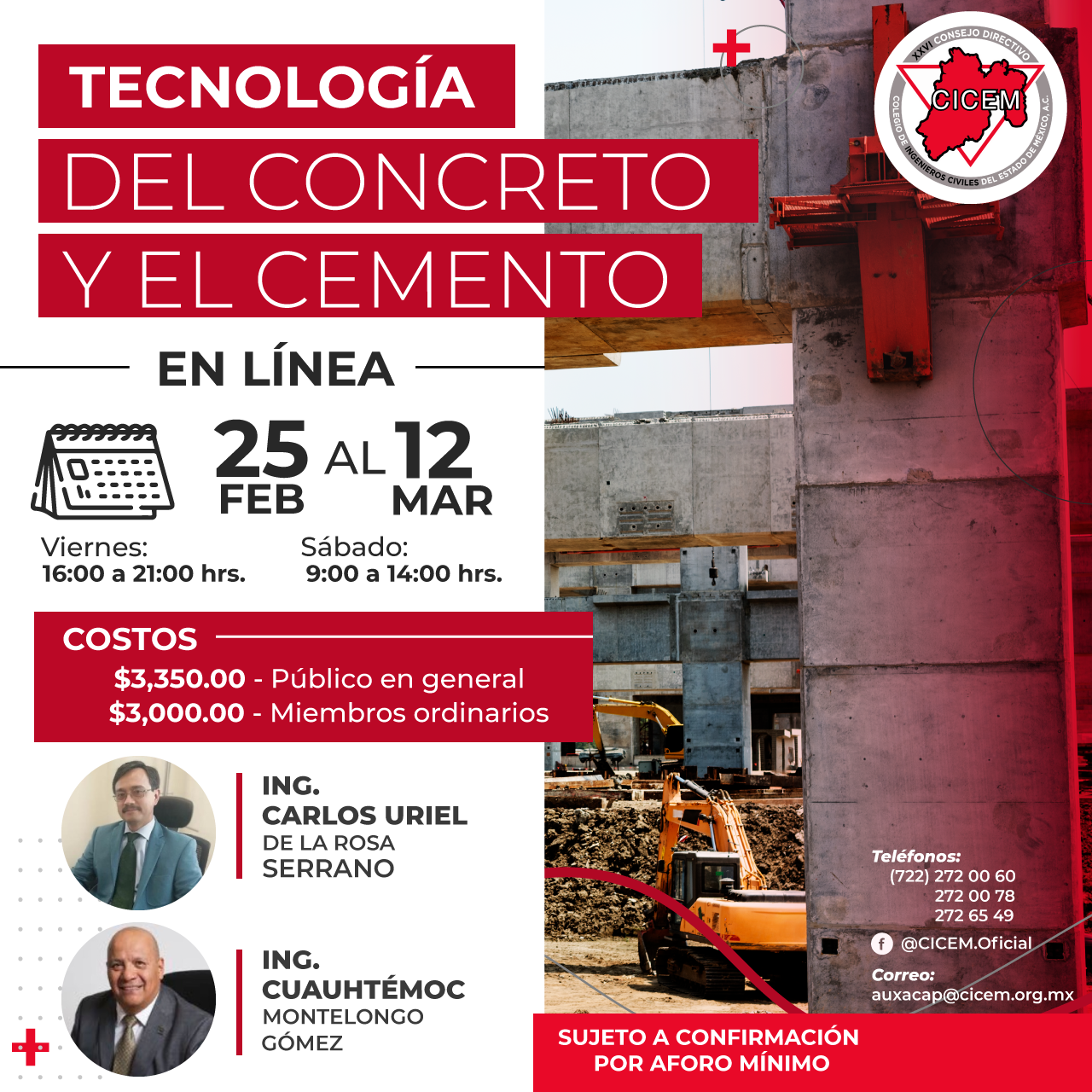 Tecnología del Concreto y el Cemento – Colegio de Ingenieros Civiles ...