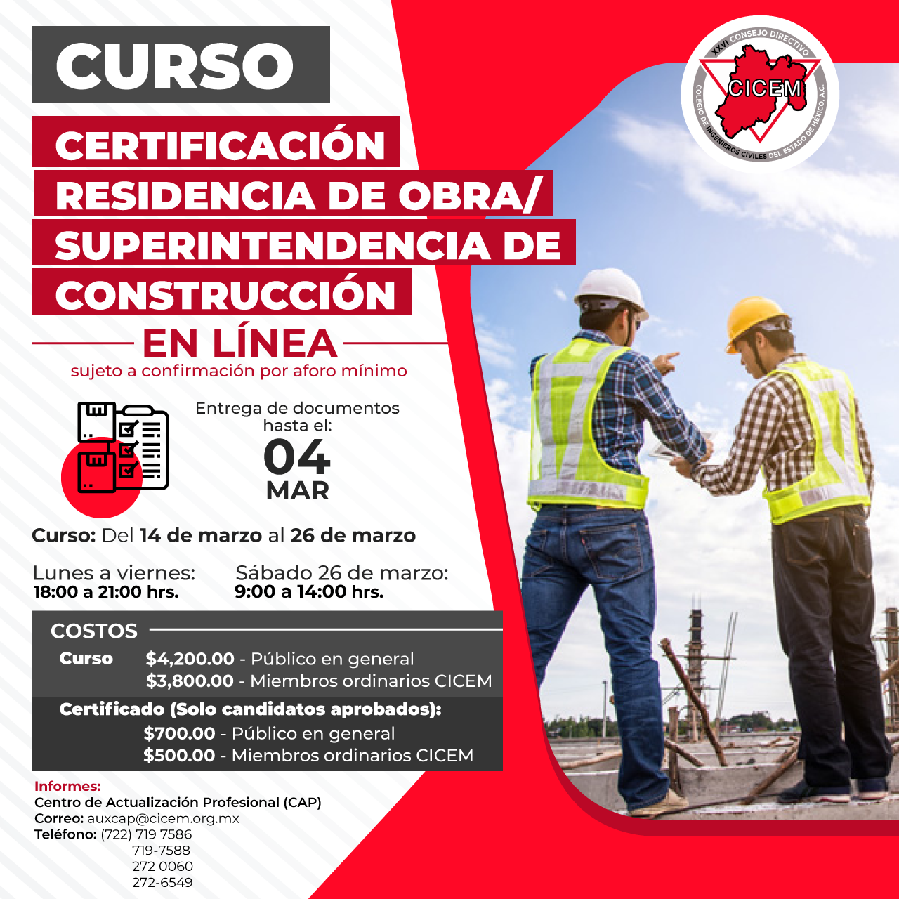 Residencia de Obra / Superintendencia de Construcción – Colegio de ...