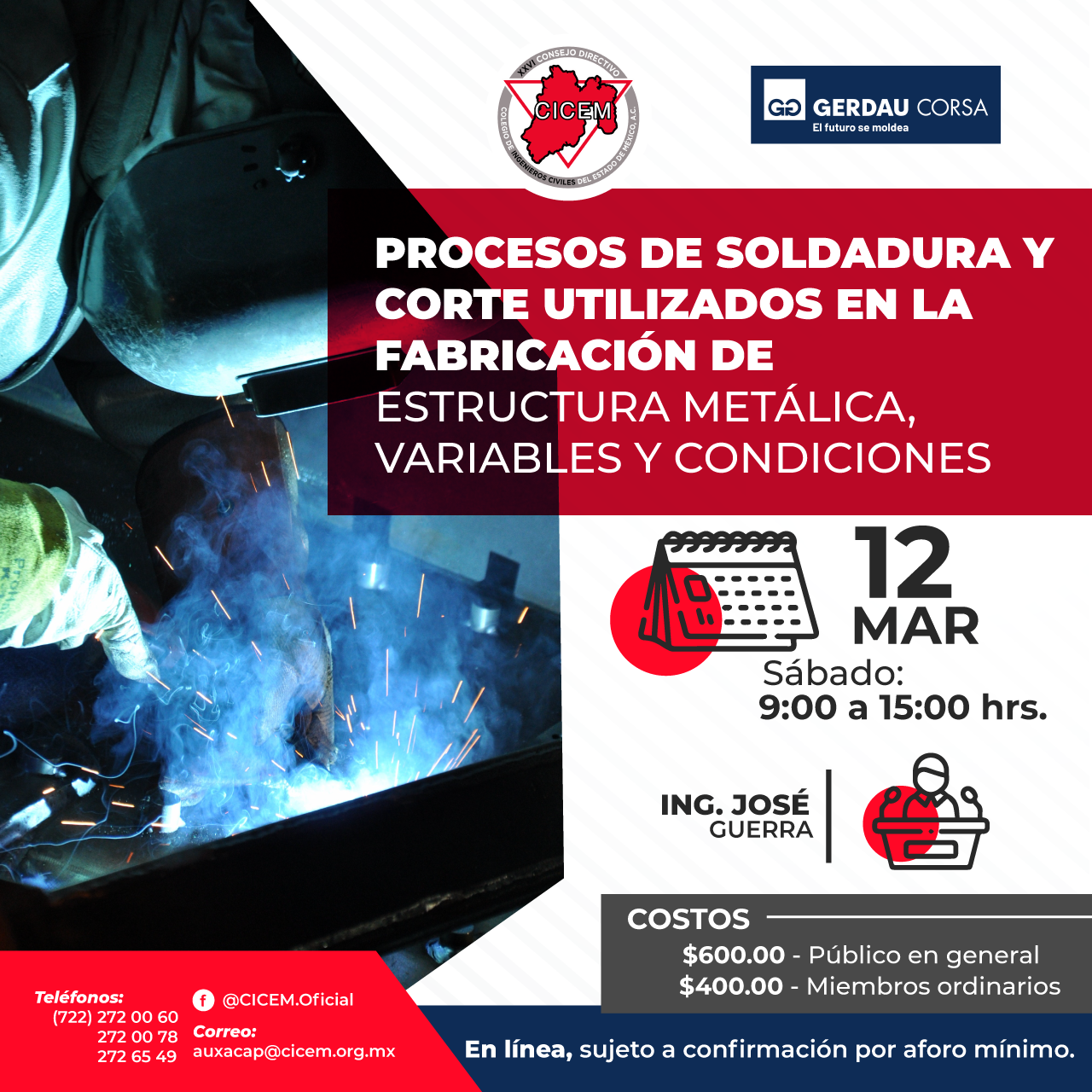 Proceso de soldadura y corte utilizados en la fabricación de estructura ...