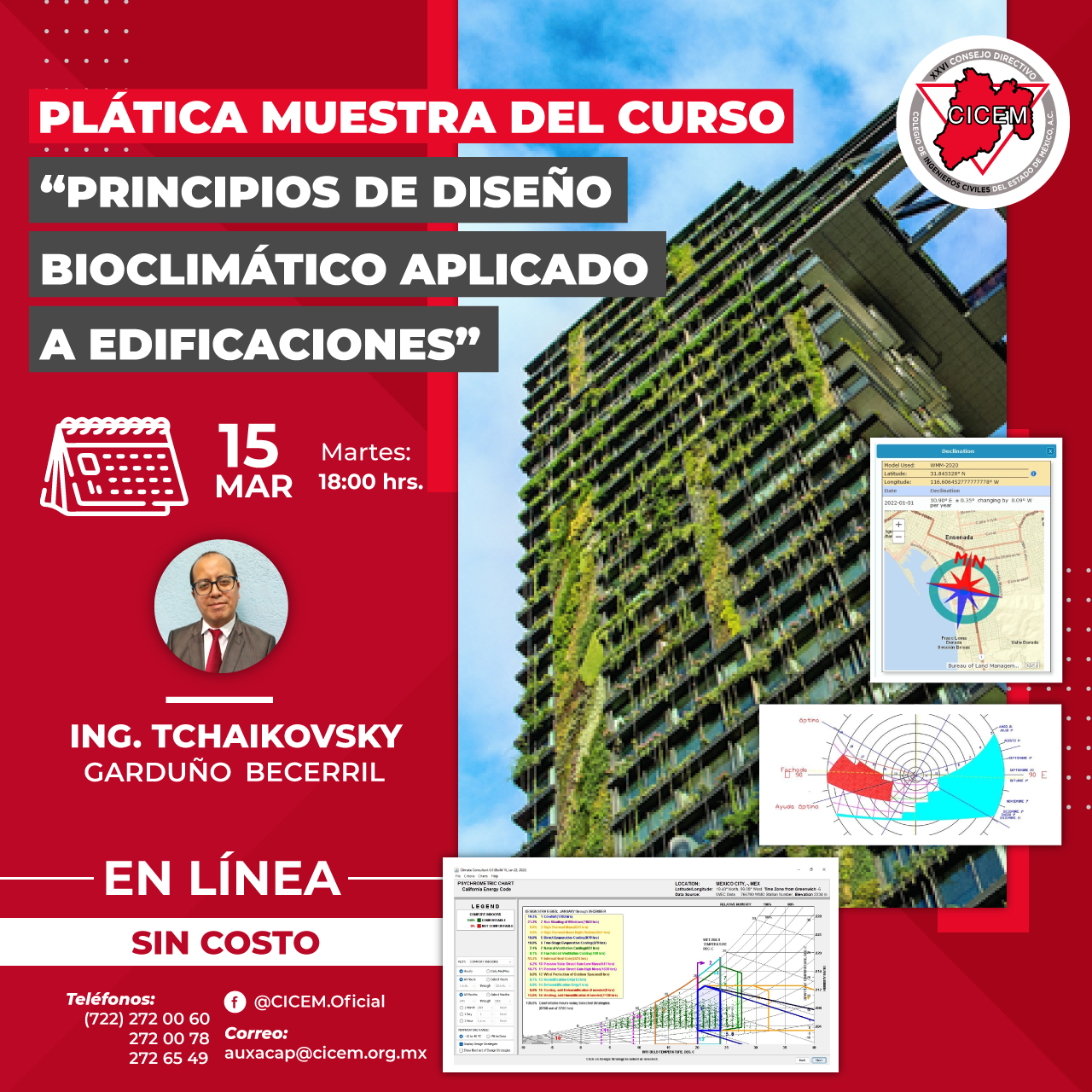 Plática muestra del curso «Principios de Diseño Bioclimático Aplicado a ...