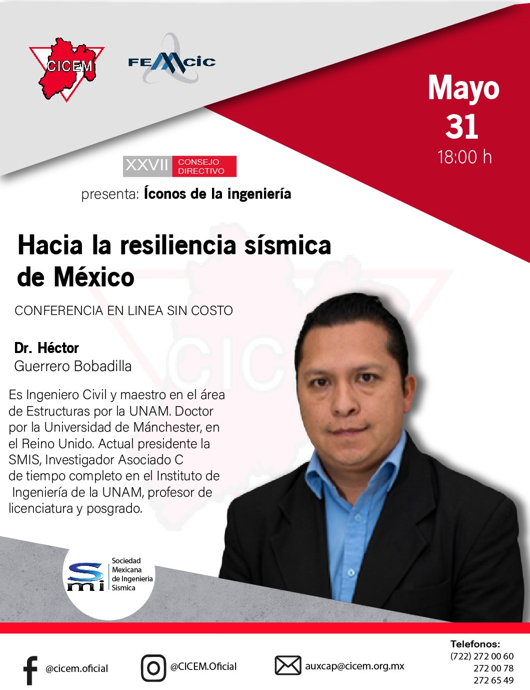 Conferencia «Hacia la resilencia sísmica de México» – Colegio de ...
