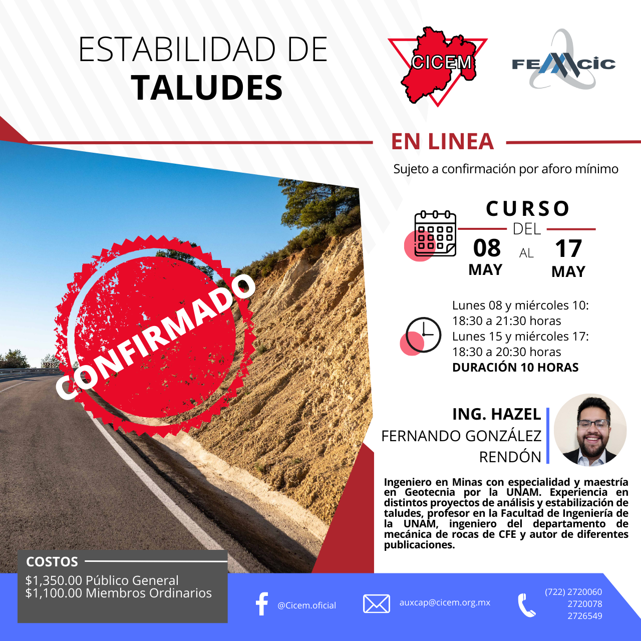 Estabilidad de Taludes – Colegio de Ingenieros Civiles del Estado de México