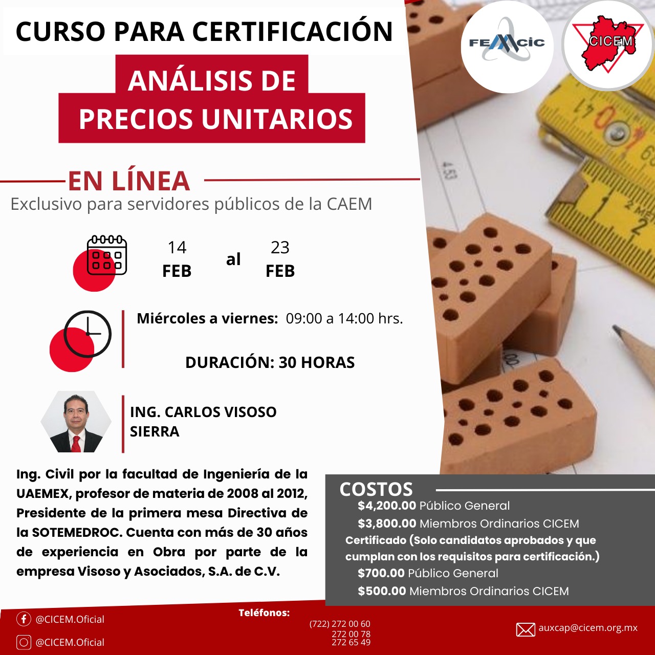 ANÁLISIS DE PRECIOS UNITARIOS – Colegio de Ingenieros Civiles del ...