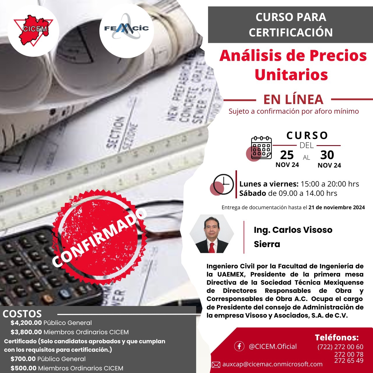 Precios Unitarios – Colegio de Ingenieros Civiles del Estado de México