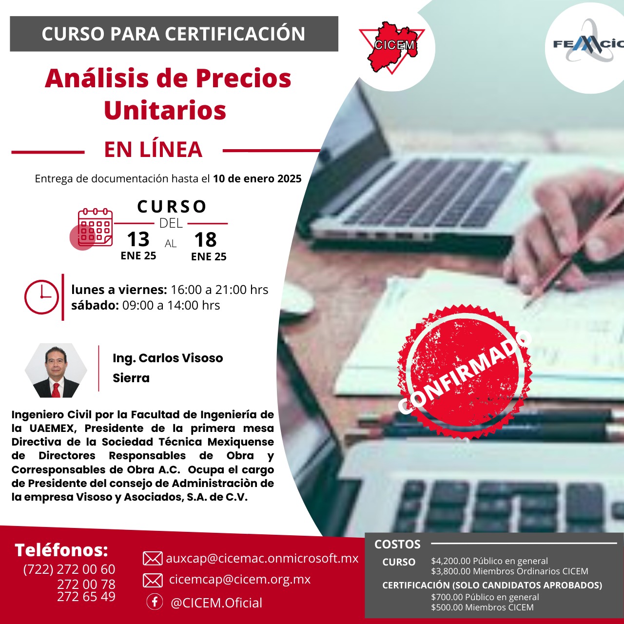 Precios Unitarios – Colegio de Ingenieros Civiles del Estado de México